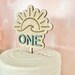 Wave Cake Topper Beach Themed Cake Topper Surf Themed - Etsy