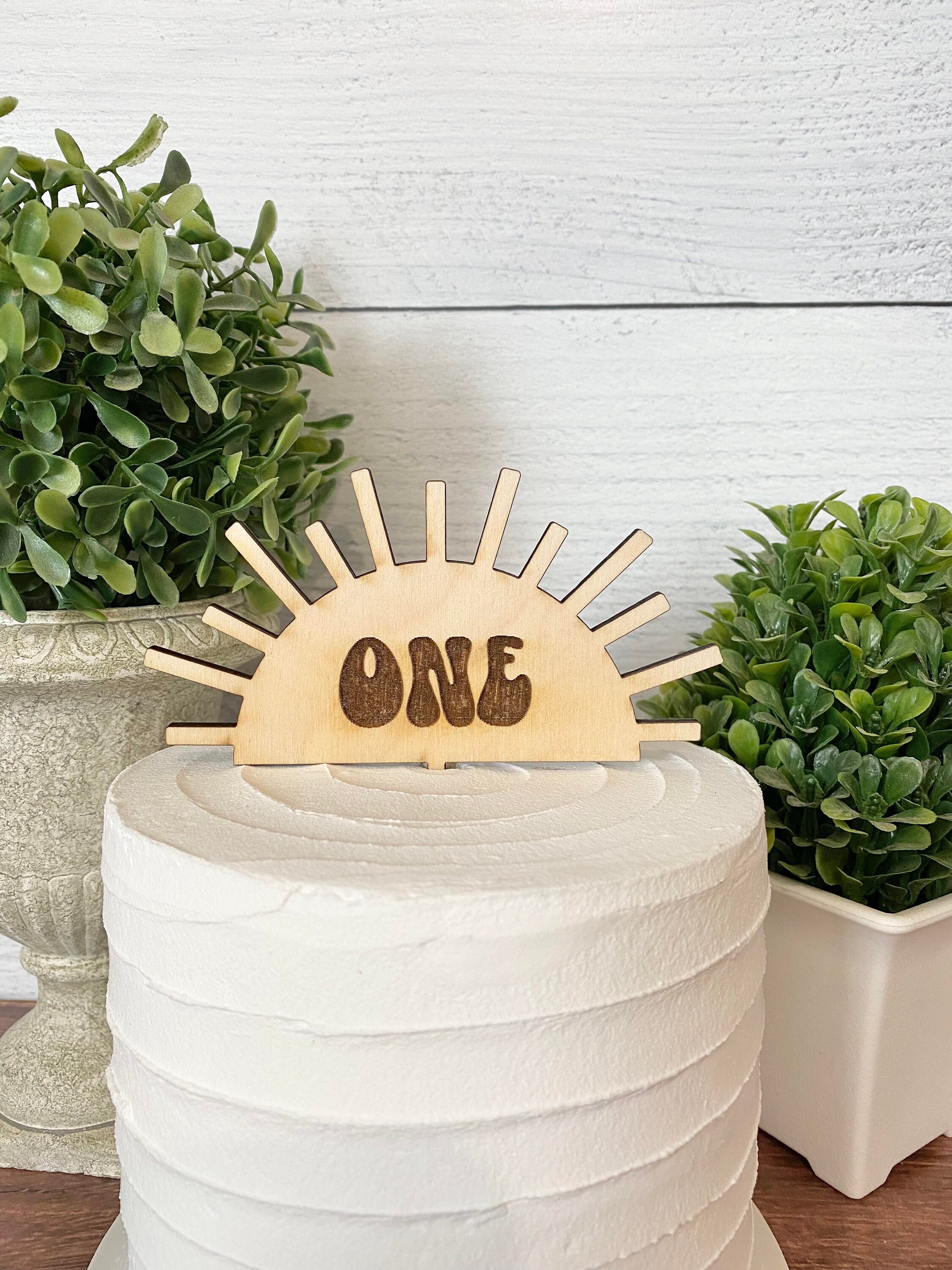 Sun Cake Topper Boho Cake Topper First Birthday Cake Topper - Etsy
