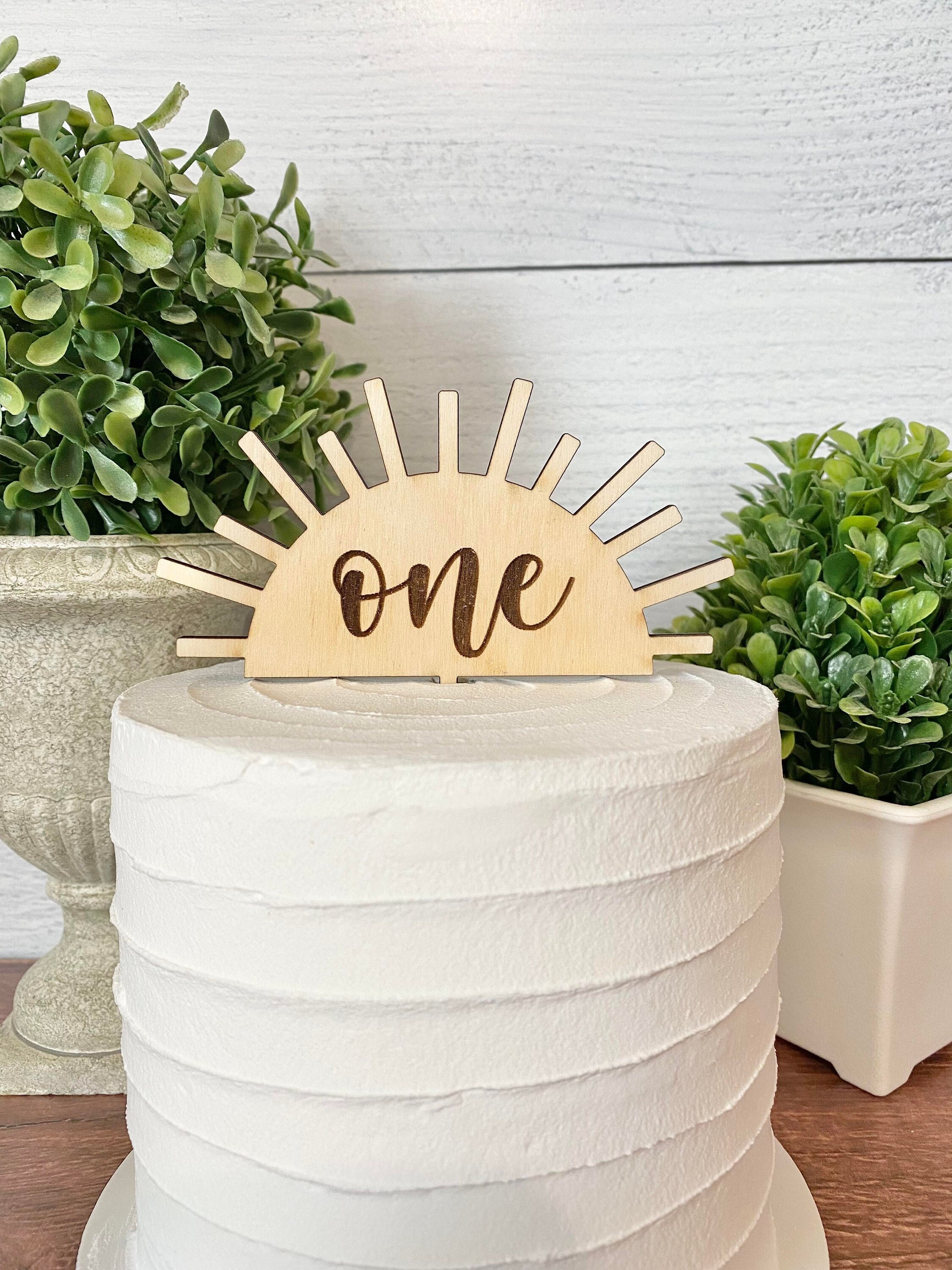 Sun Cake Topper Boho Cake Topper First Birthday Cake Topper - Etsy