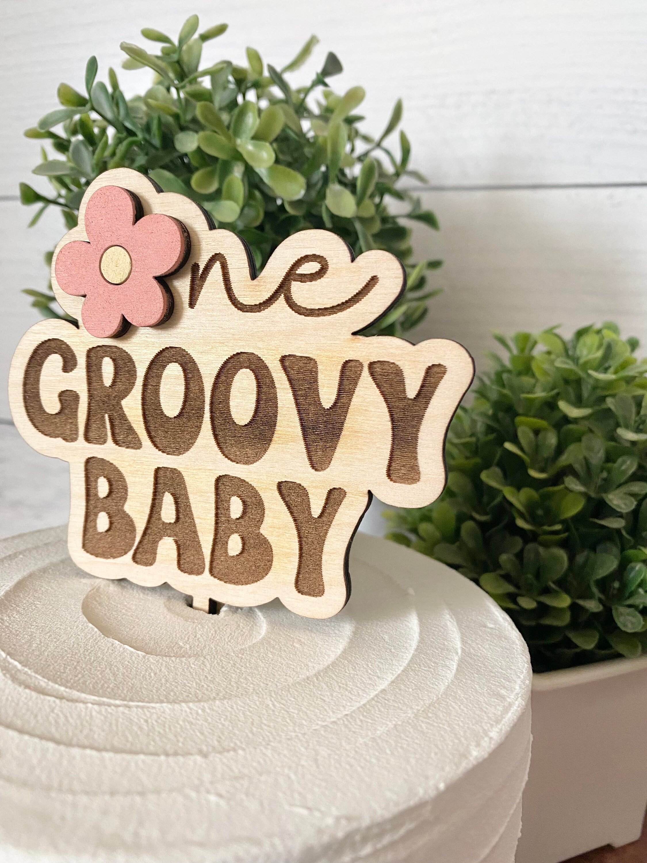 One Groovy Baby Boho Cake Topper First Birthday Cake Topper - Etsy