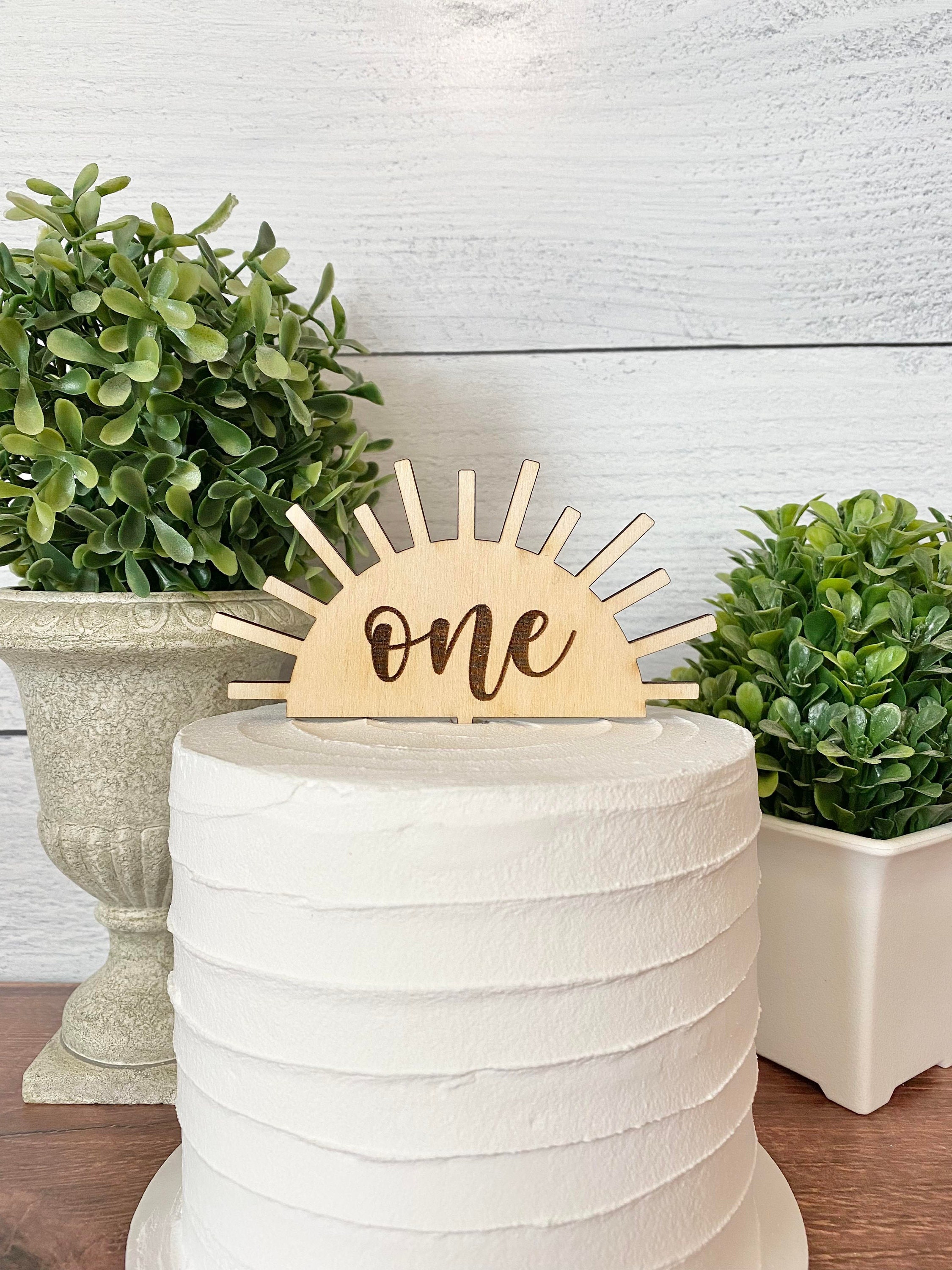 Sun Cake Topper Boho Cake Topper First Birthday Cake Topper - Etsy