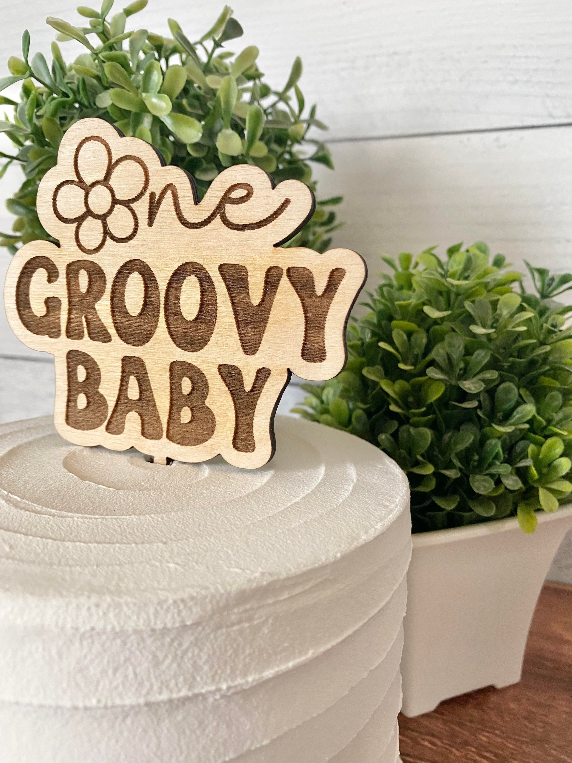 Boho Cake Topper One Groovy Baby First Birthday Cake Topper - Etsy