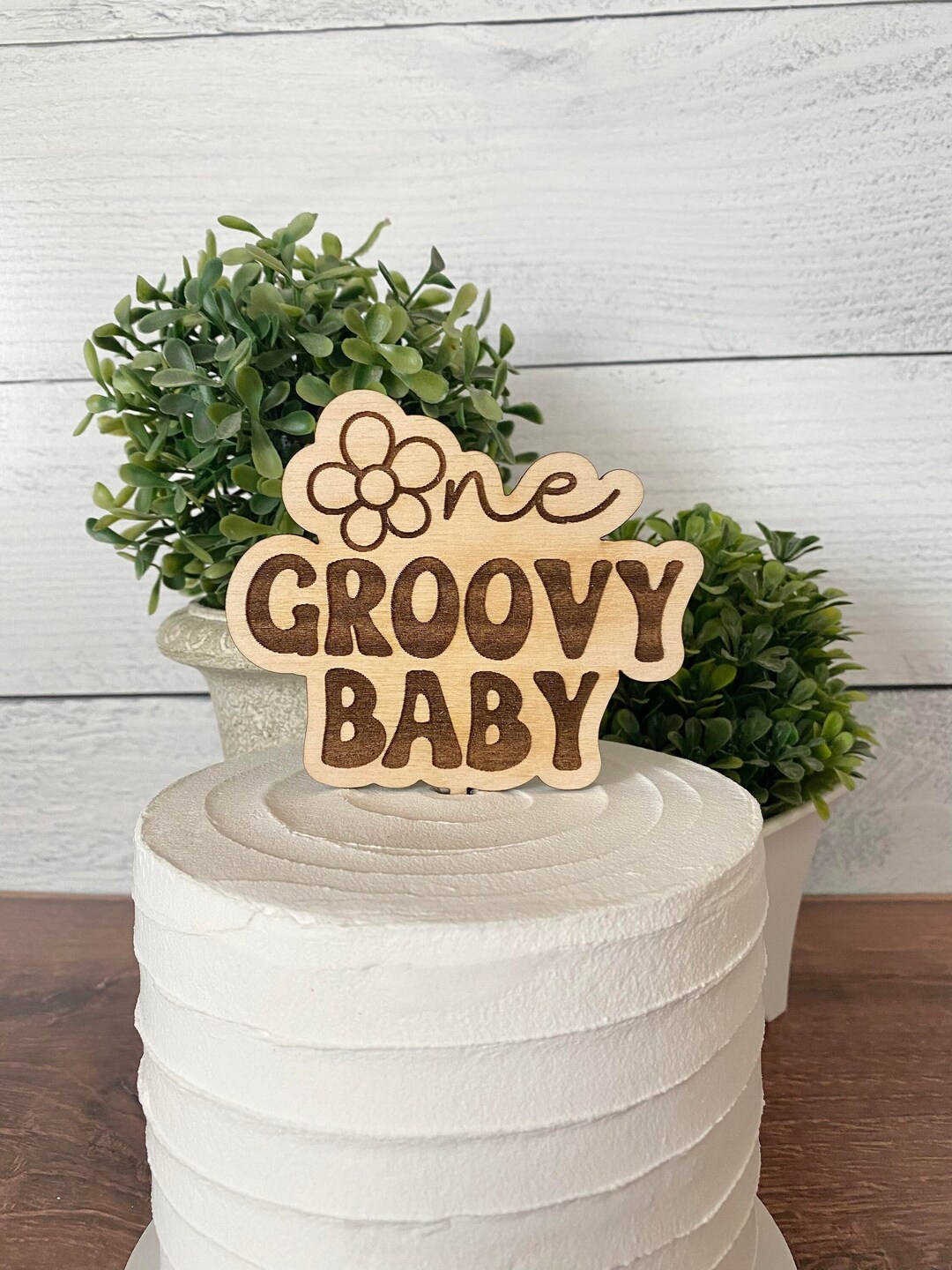 Boho Cake Topper, One Groovy Baby, First Birthday Cake Topper, Groovy ...