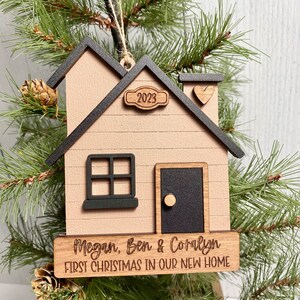 Our First Home Christmas Ornament, Personalized Christmas Ornament, New ...