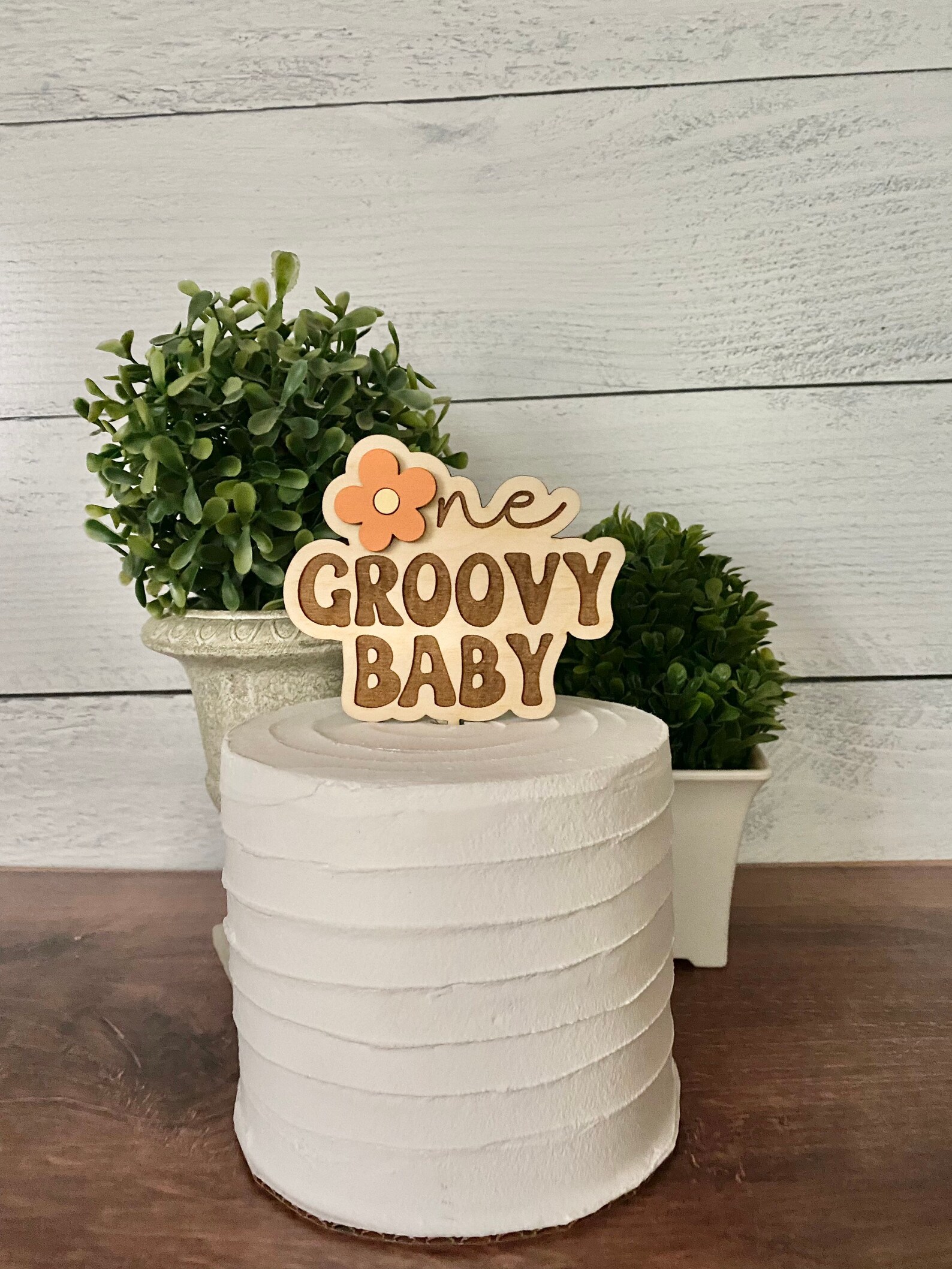 One Groovy Baby Boho Cake Topper First Birthday Cake Topper - Etsy