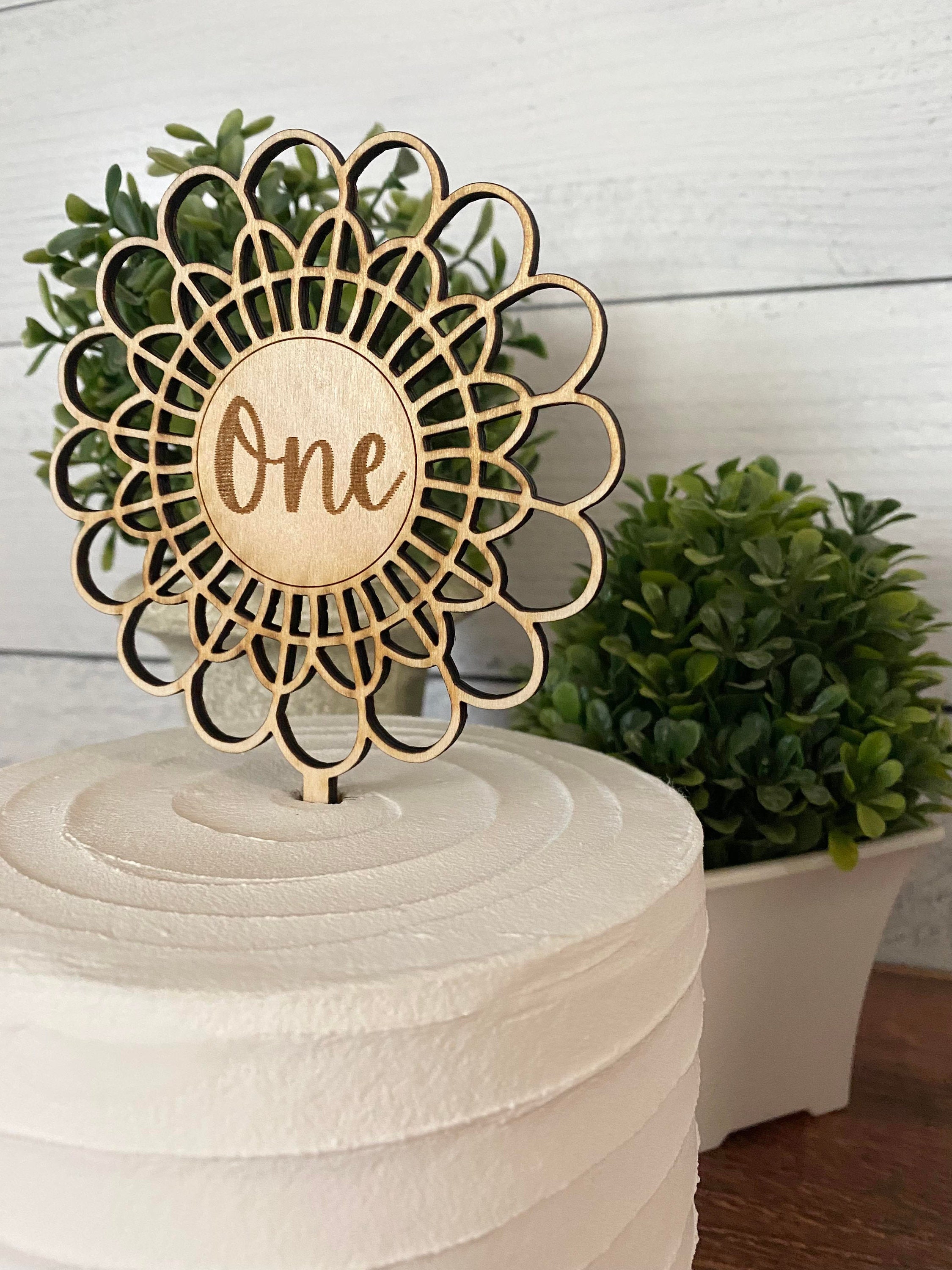 First Birthday Cake Topper Sun Cake Topper Boho Cake Topper - Etsy