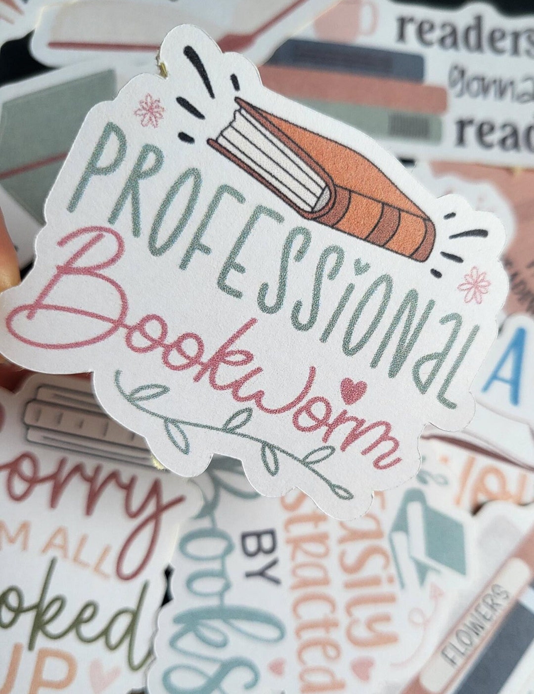 Bookish Stickers multipack 20 Bundle for Booklovers, Stickers for ...