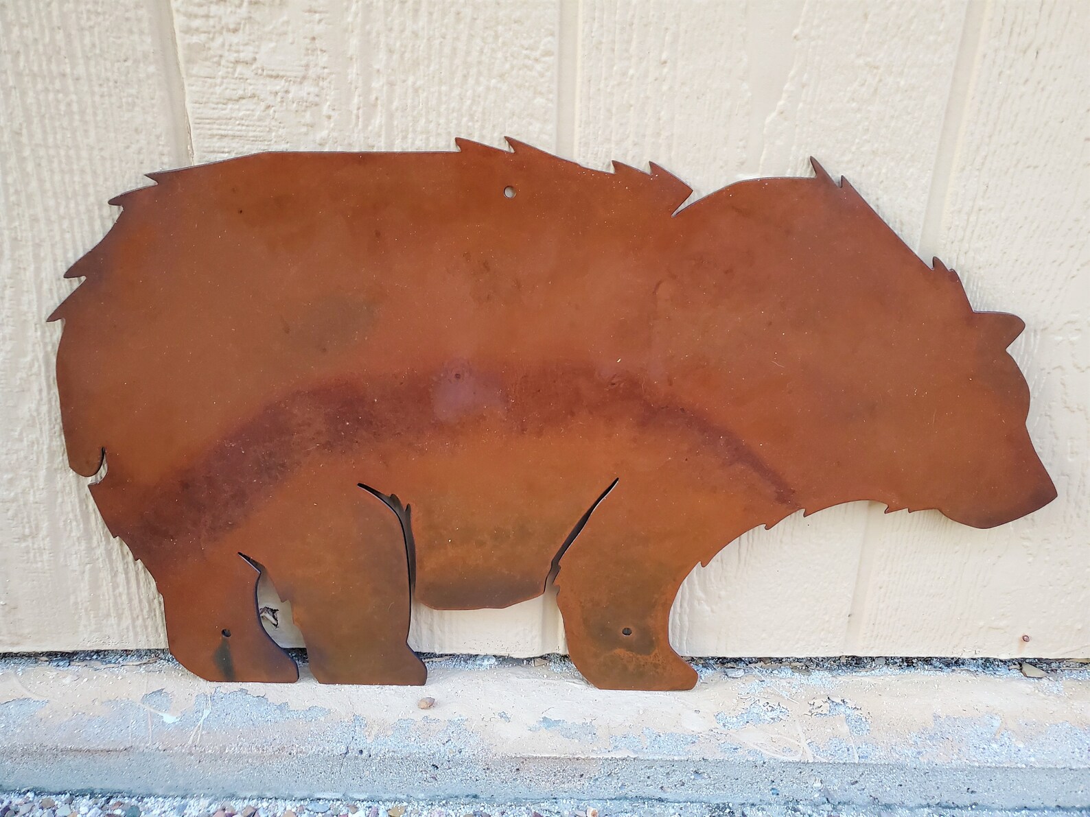 Iron Bear With Cubs Metal Wall Art Cabin Hunting Lodge - Etsy