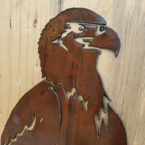 Iron Bald Eagle | Metal Wall Art ~ American Iron Forest Desert Garden ...