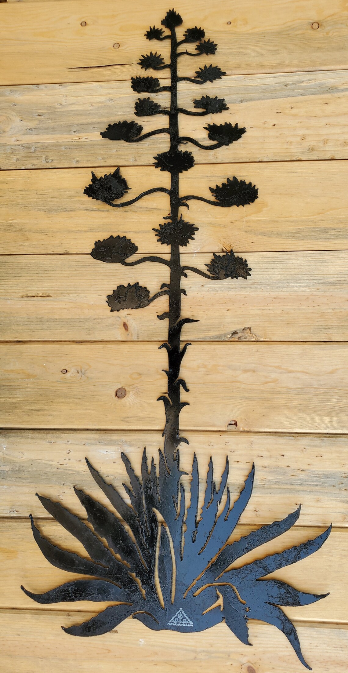 Iron Agave Yucca Metal Wall Art Rusted Southwest Sonoran - Etsy