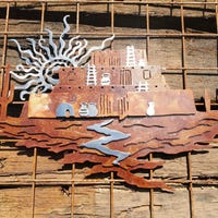 Metal Dome Desert Scene Home Decor Wall Art - Etsy