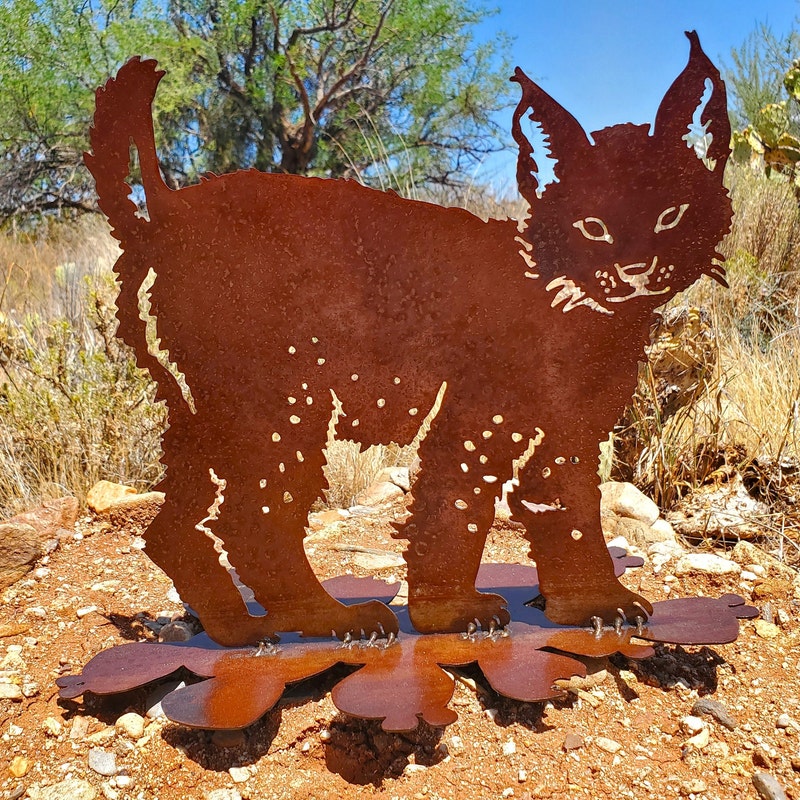 Cat Metal Wall Art - Etsy
