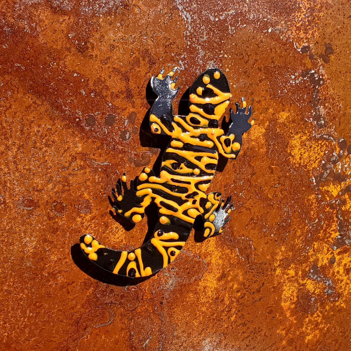 Hand Painted Steel Desert Life Magnets | Quail Cactus Roadrunner Gila ...