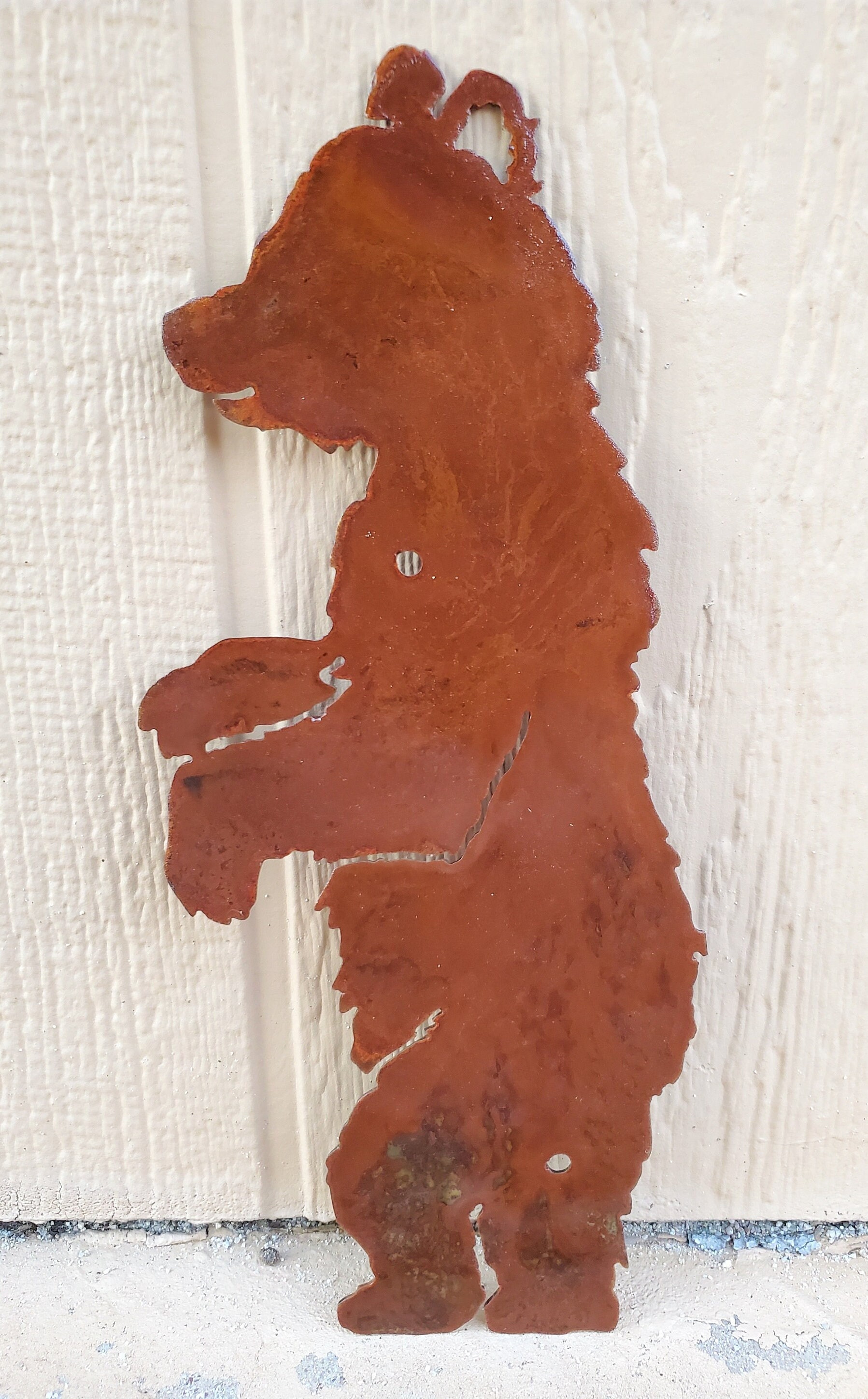 Iron Bear With Cubs Metal Wall Art Cabin Hunting Lodge - Etsy
