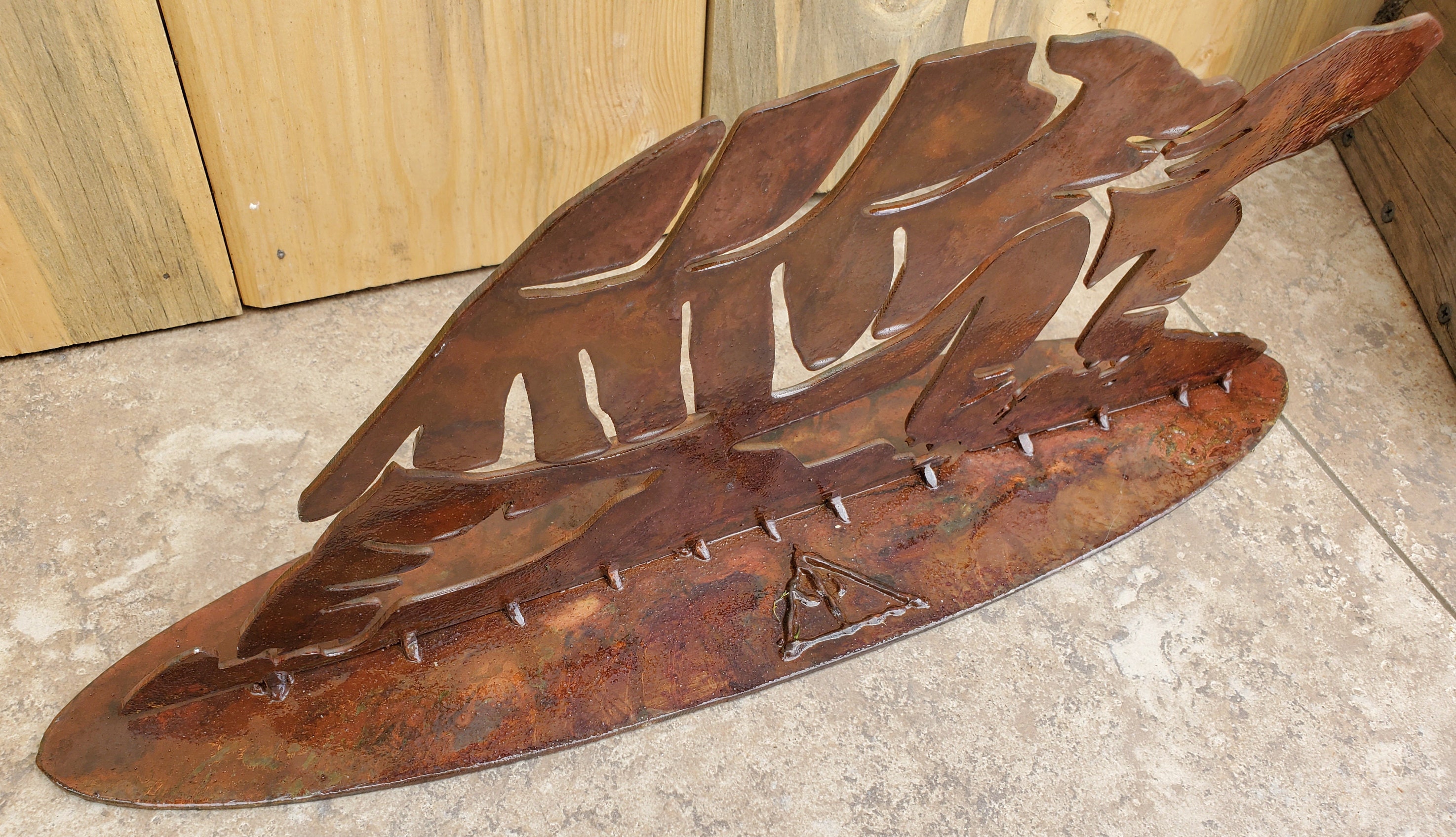 Iron Desert Tortoise on Base Metal Yard Art Rusted | Etsy