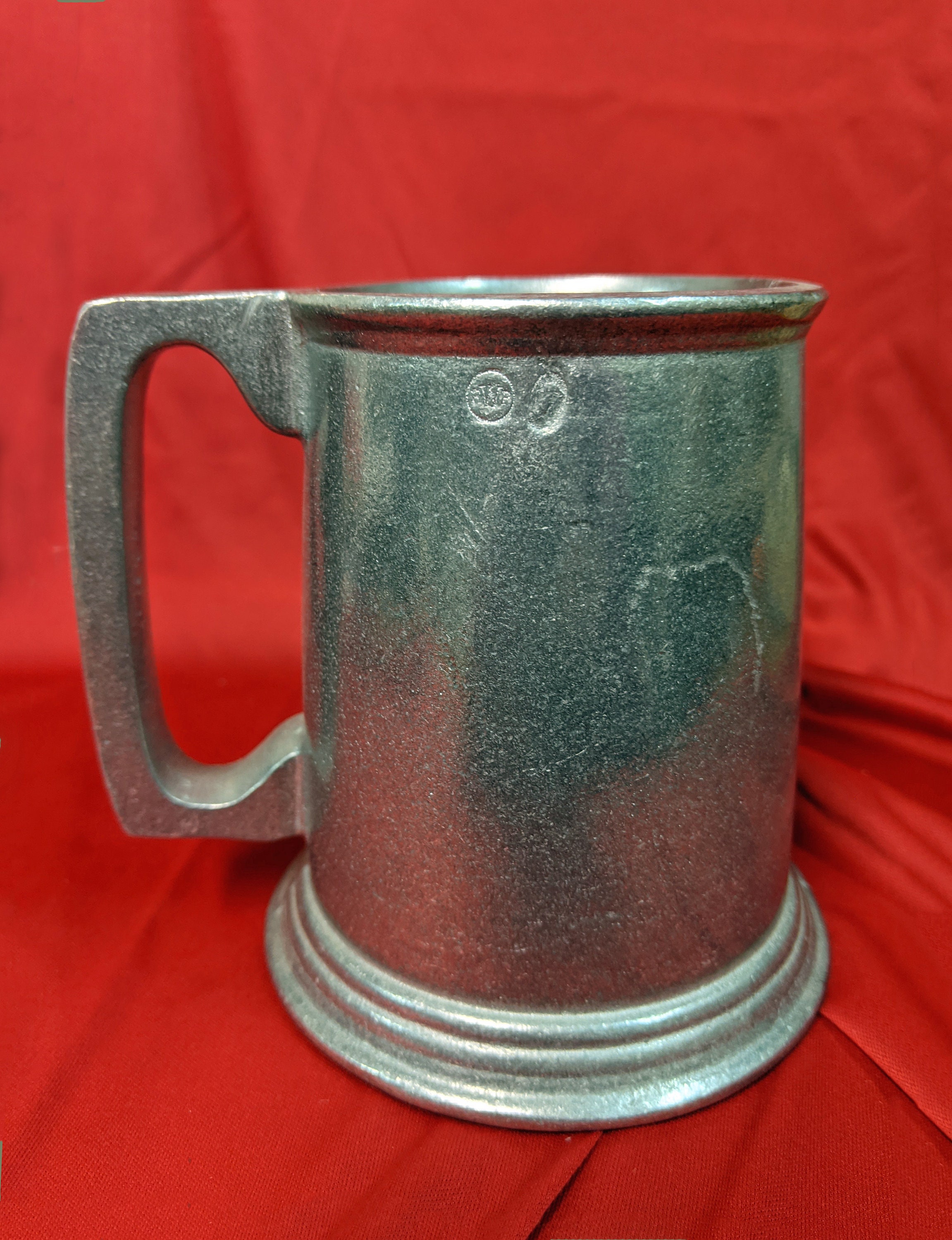 Rare Vintage Pewter Official Girl Scouts Eagle Trefoil Insignia Tankard ...