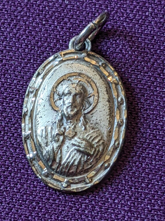 Vintage CREED Cut Sterling Silver Sacred Heart of | Etsy