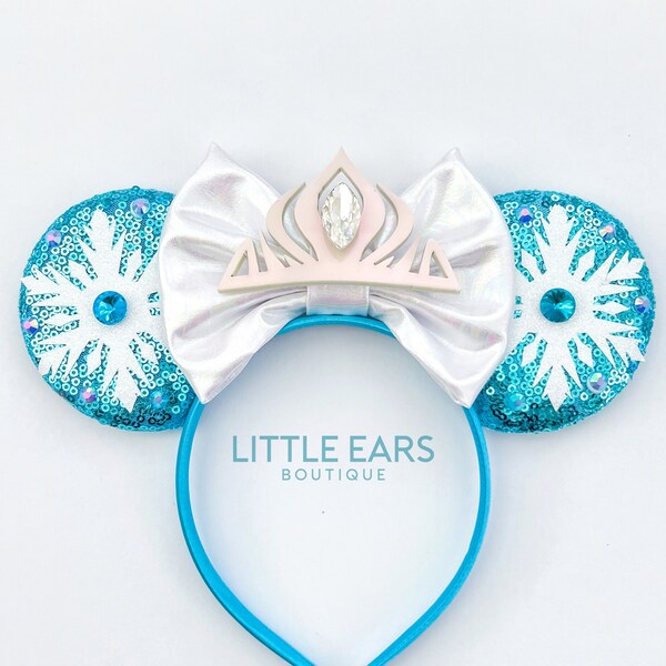 Elsa Mickey Ears - Etsy