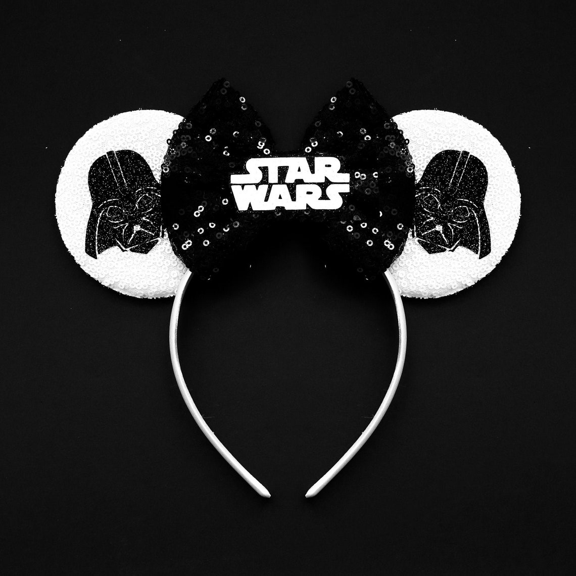 Darth Vader Inspired Mickey And Minnie Mouse Ears Darth Etsy