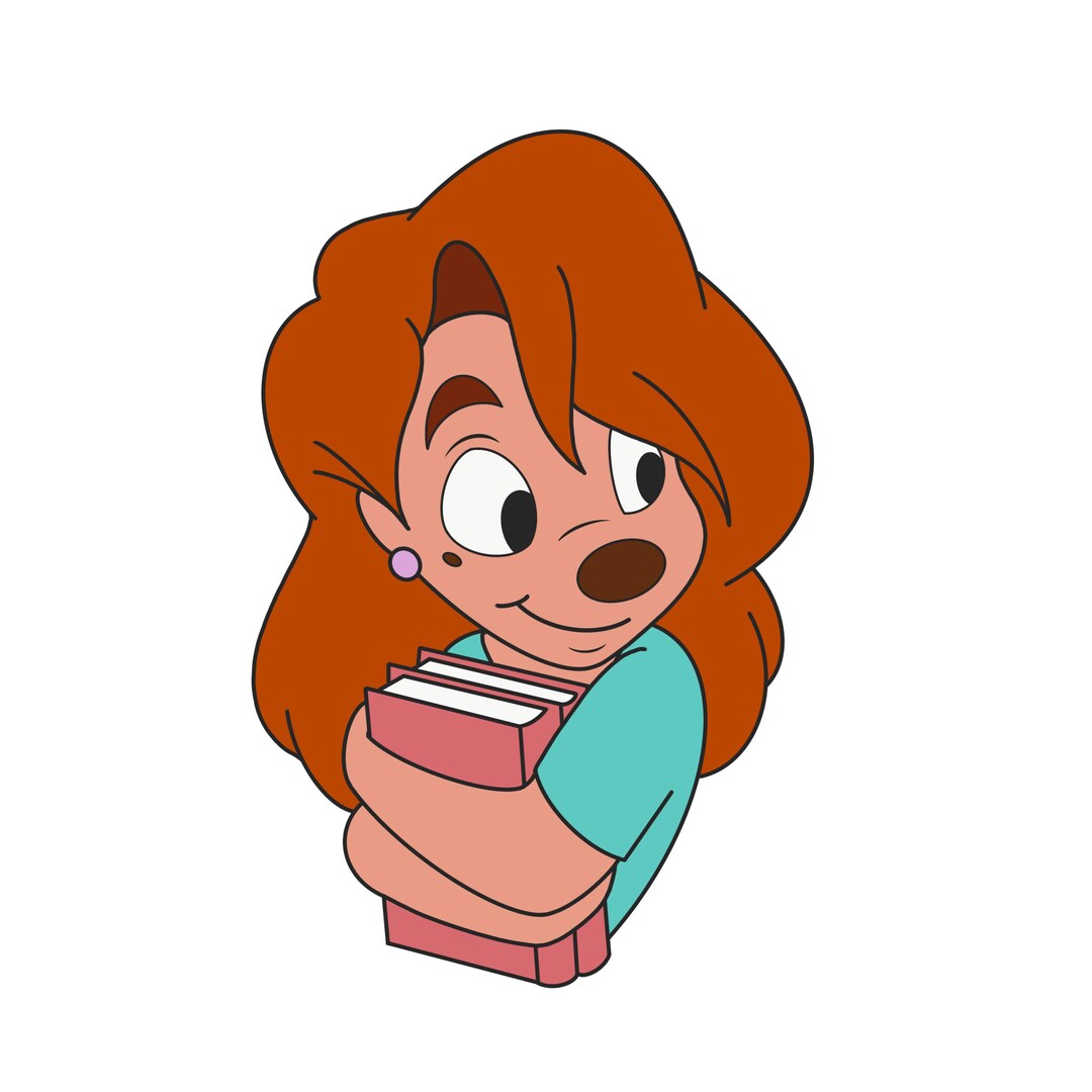 Max, Roxanne, Goofy, Mickey Minnie Mouse, Tshirt, Sweatshirt Pink PNG ...