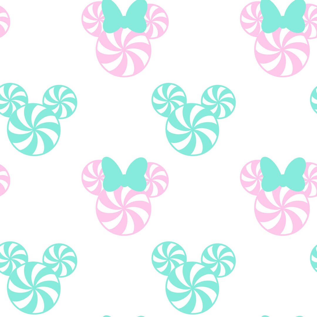 Peppermint Seamless Pattern, PNG, Repeating Pattern, Disney, Minnie ...