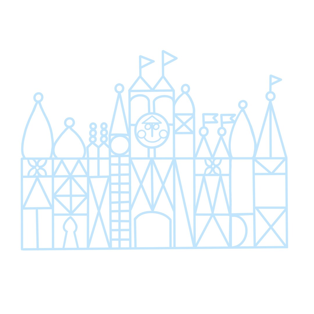 It’s A Small World Building Blue PNG, Sublimation, Minnie Mouse, Mickey ...