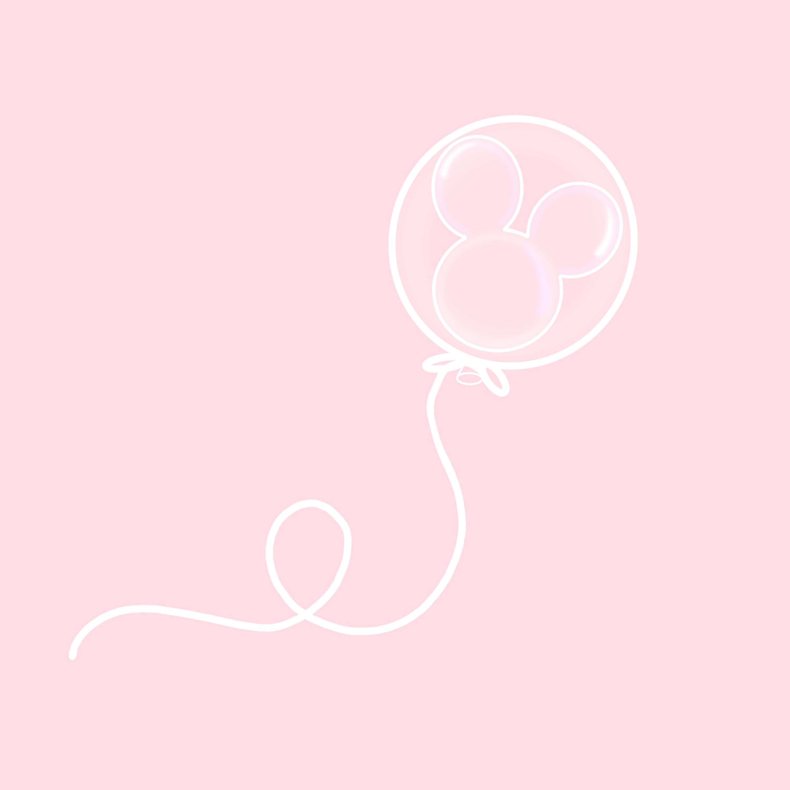 Disney Balloon PNG, Sublimation, Minnie Mouse, Disney, Cornflower - Etsy