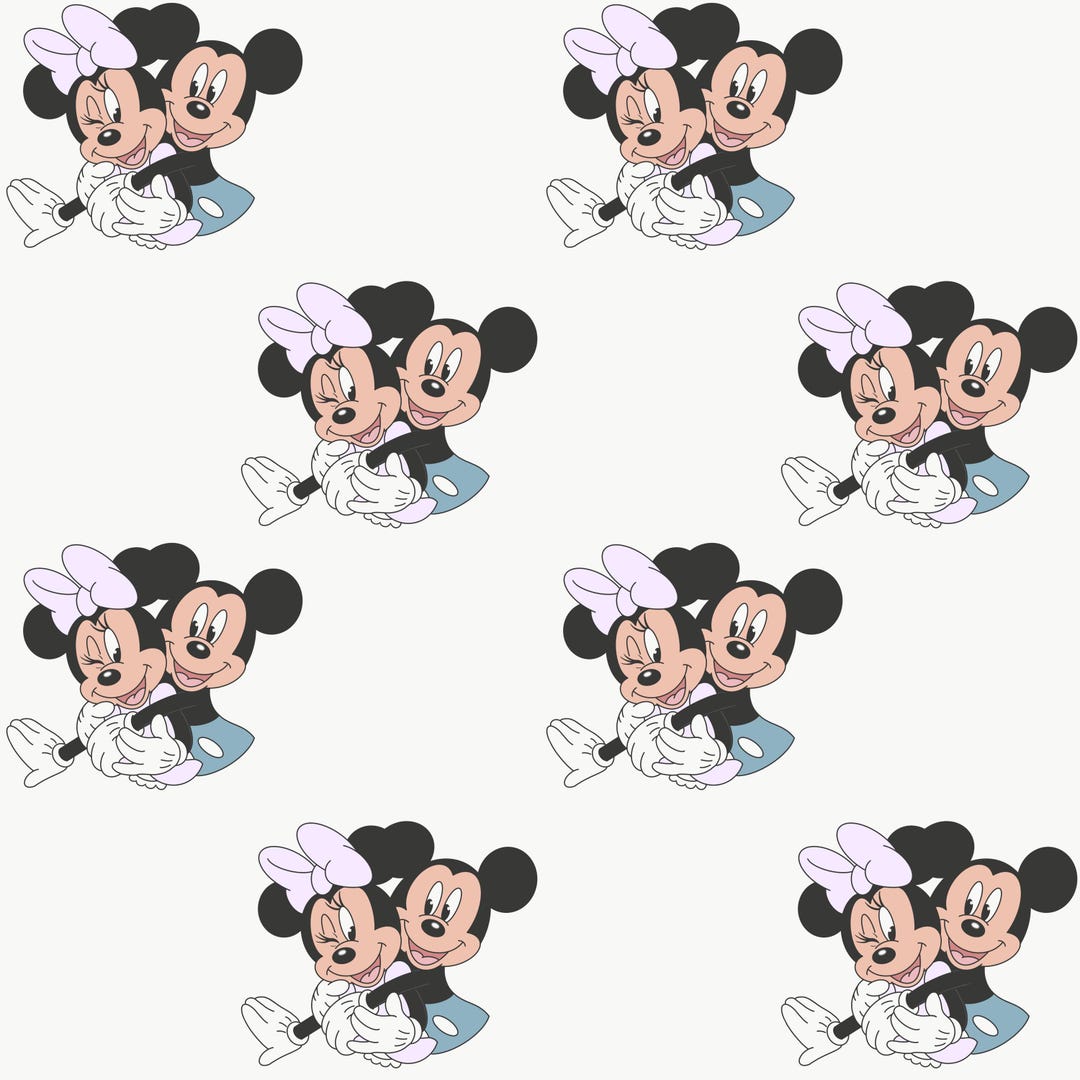 Mickey and Minnie Valentines Day PNG, Disney, Roses, Love , Pink ...