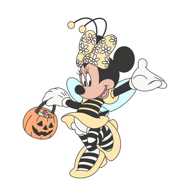 Bumble Bee Minnie Mouse PNG, Sublimation, Minnie Mouse, Disney, Mickey ...