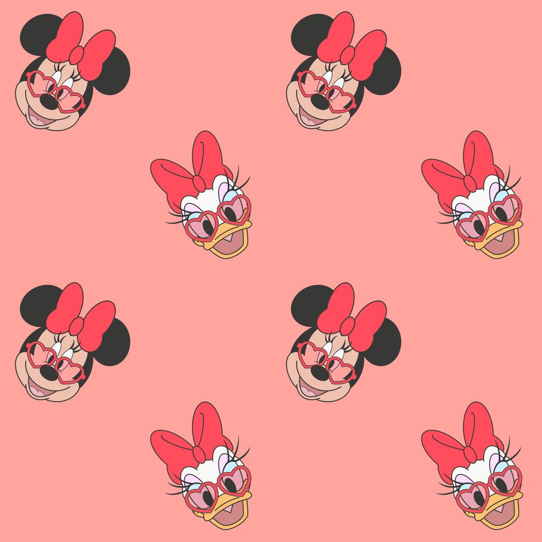 Mickey Mouse,sunnies Red Seamless Pattern, Repeating, Disney, Summer ...