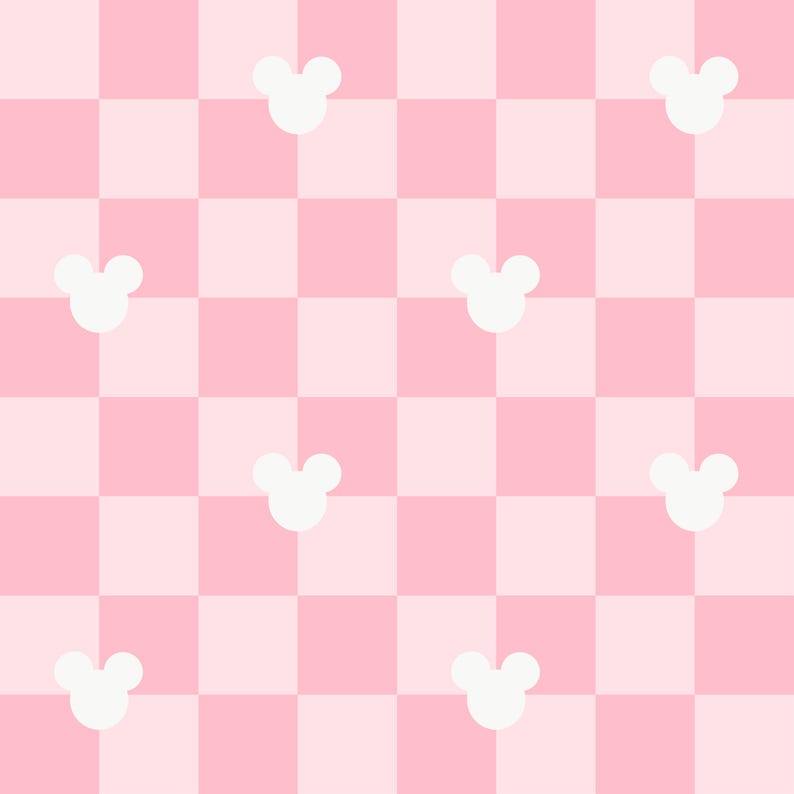 Pink White Seamless Pattern, PNG, SVG, Repeating Pattern, Sublimation ...