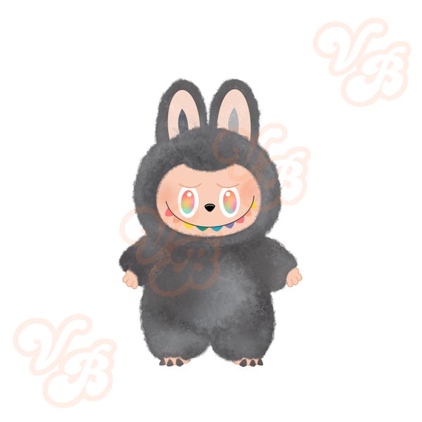 Tie Dye Labubu - Etsy