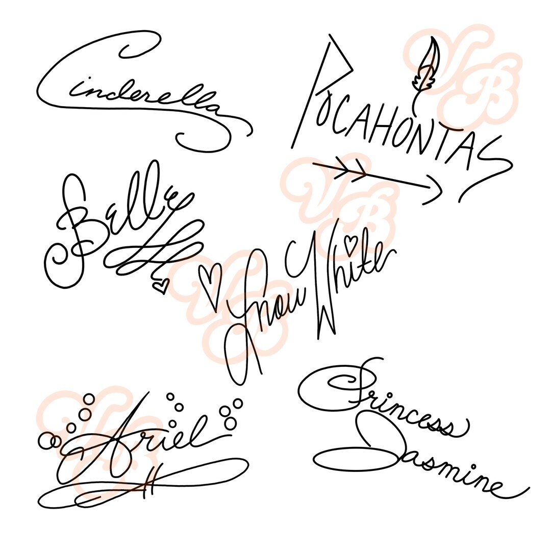 Signature, Handwriting Autograph, Disneyland, Disneyworld , Disney ...