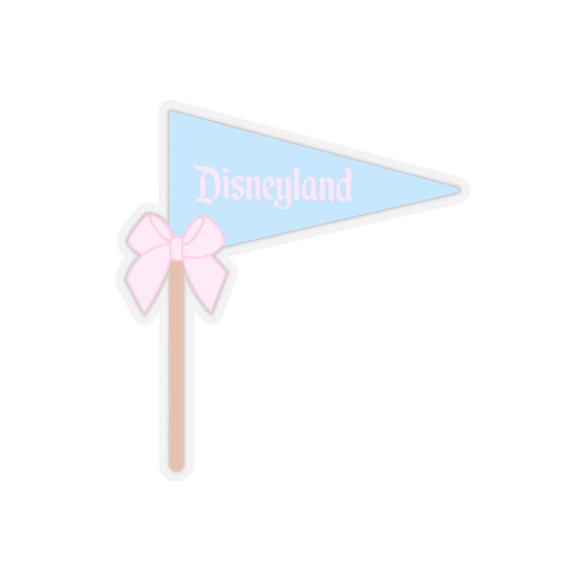 Disneyland Flag Stickers, Decals, Transparent, Disney, Disneyland ...