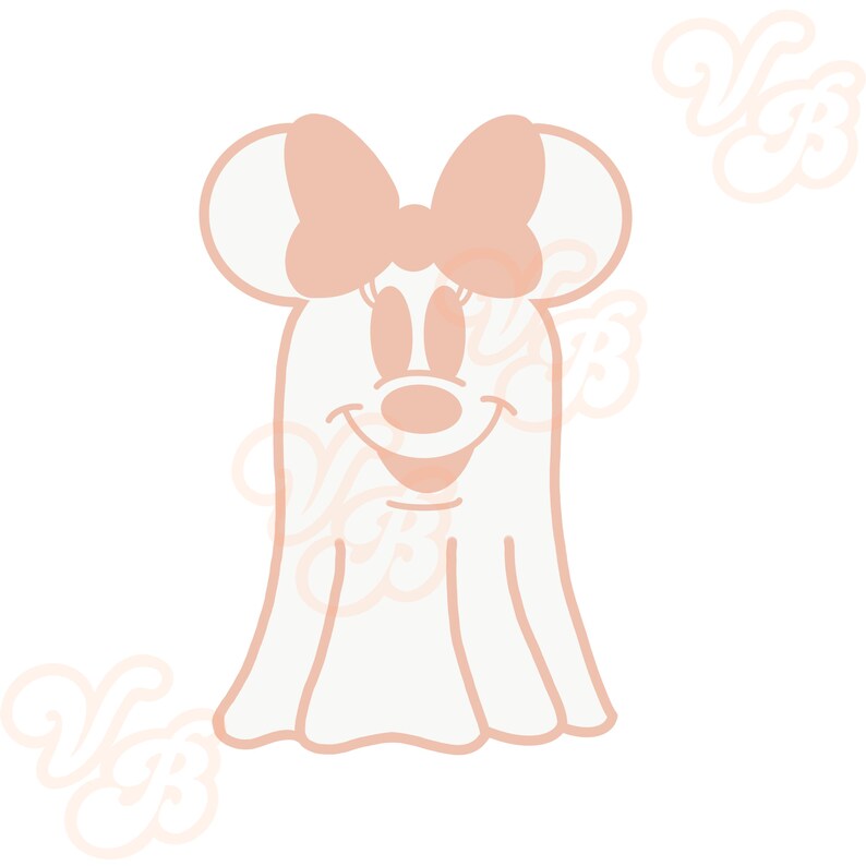 Ghost Minnie Mouse PNG, Sublimation, Minnie Mouse, Disney, Mickey Mouse ...