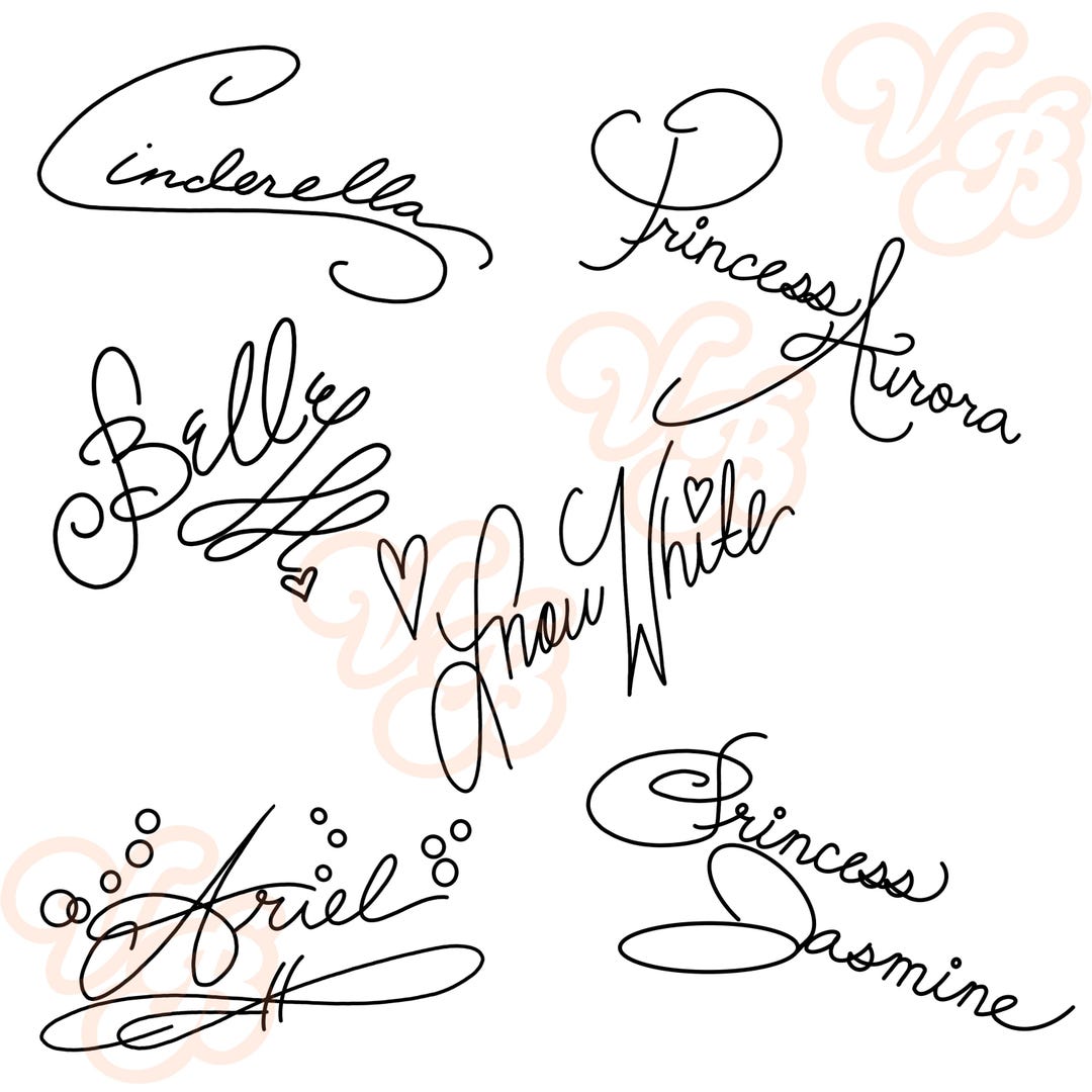 Signature, Handwriting Autograph, Disneyland, Disneyworld , Disney ...