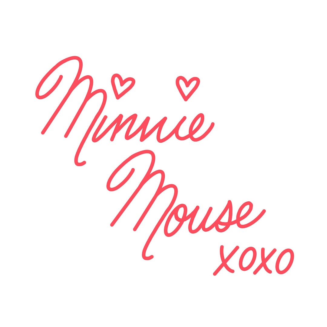 Signature, Handwriting Autograph, Daisy Duck, Minnie Mouse, Disneyland ...