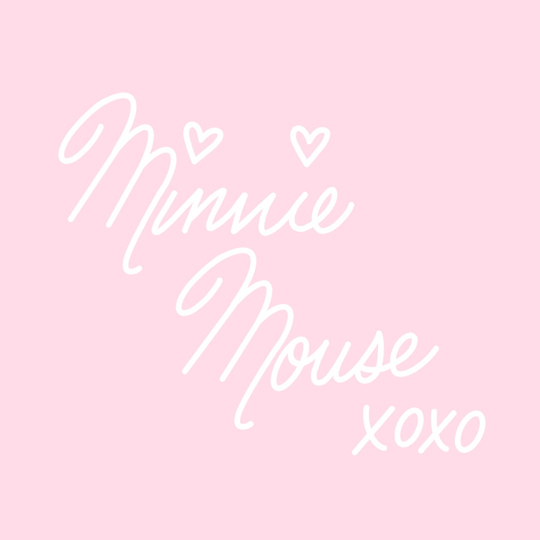 Signature, Handwriting Autograph, Daisy Duck, Minnie Mouse, Disneyland ...