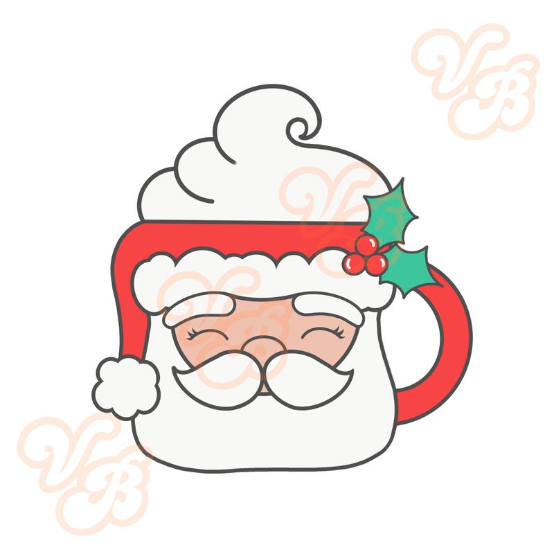 Vintage Santa Clause Cup - Etsy