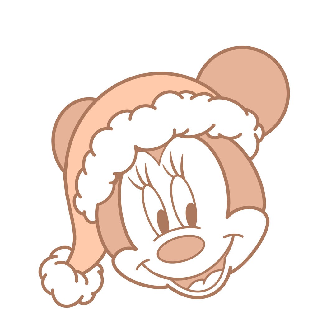 Peachy Minnie PNG, Sublimation, Minnie Mouse, Disney, Christmas - Etsy
