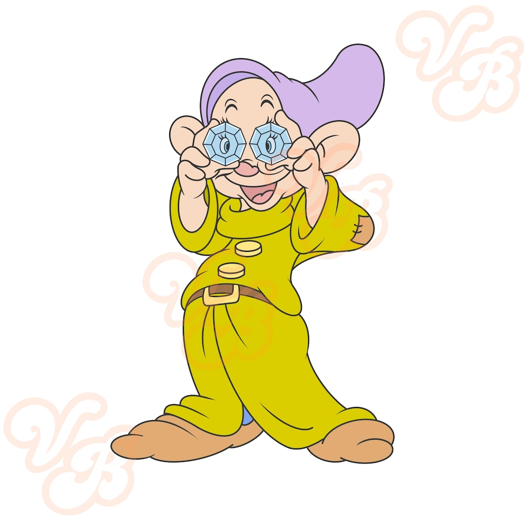 Dopey, Gems, Gem, 7 Dwarfs, Snow White, Disney, Disneyland, Disneyworld, Clip Art, Png, Movie ...