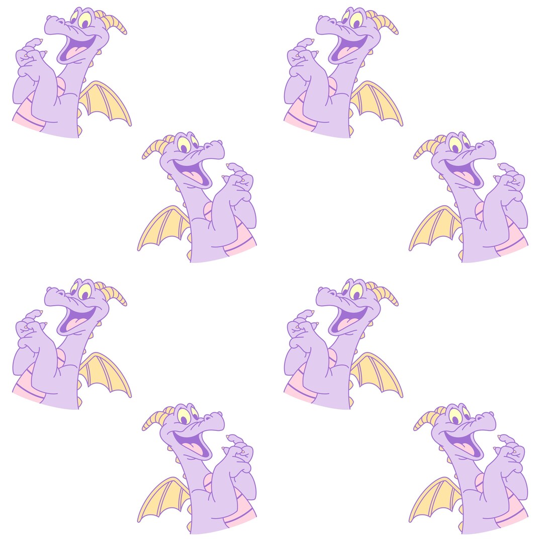 Figment, Epcot,dinosaur,rainbow, Disney, Logo, Tv Show, Retro,kids ...