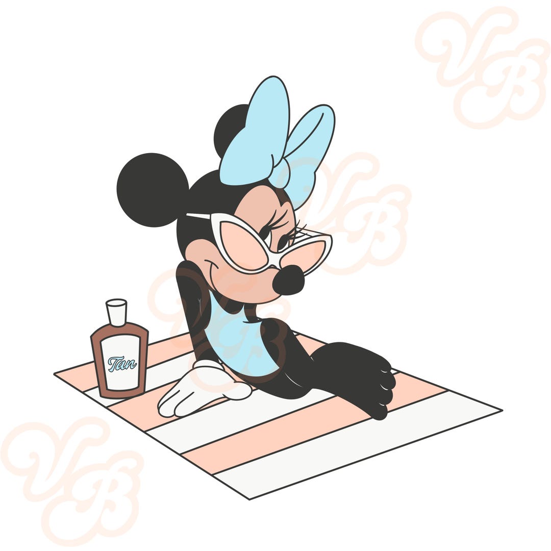 Summer Besties, Minnie Mouse, Daisy Duck, Swimsuit,sunnies, Sun Glasses ...