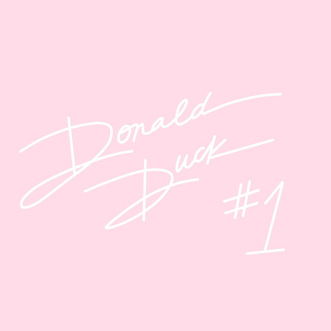 Signature, Handwriting Autograph, Donald Daisy Duck, Minnie Mickey ...