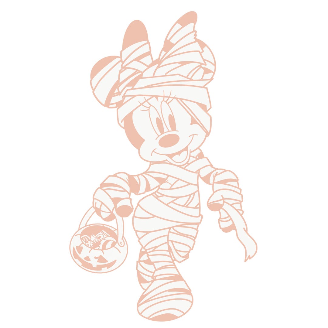 Mummy Minnie Mouse PNG, Sublimation, Minnie Mouse, Disney, Mickey Mouse ...