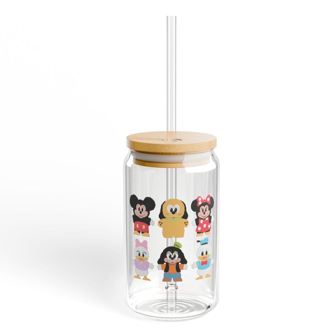 Libbey Glass Digital Cup, Digital Wrap, Png, 16oz, Glass Wrap, Disney ...