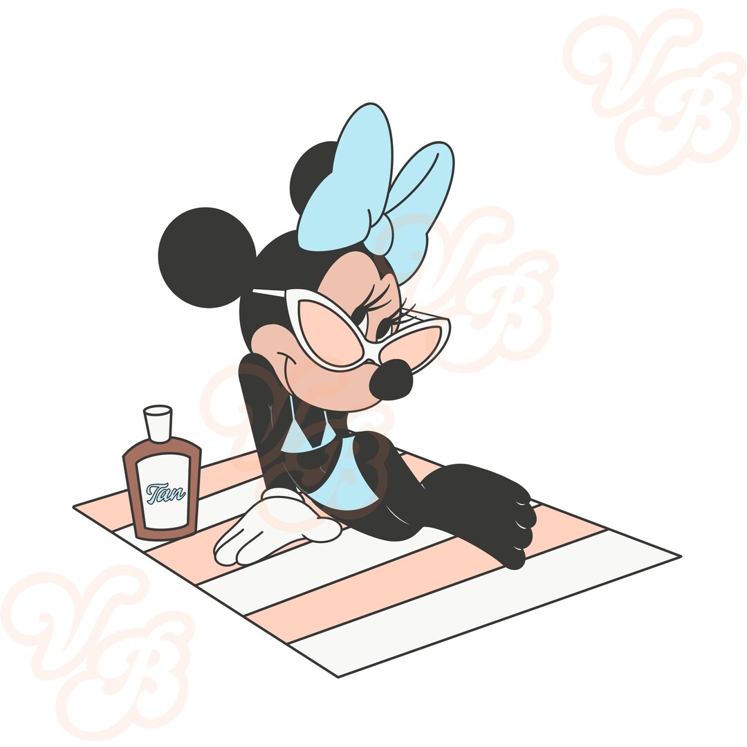 Summer Besties, Minnie Mouse, Daisy Duck, Swimsuit,sunnies, Sun Glasses ...
