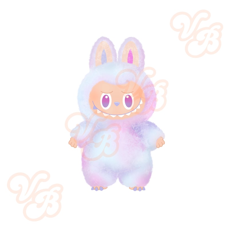 Tie Dye Labubu - Etsy