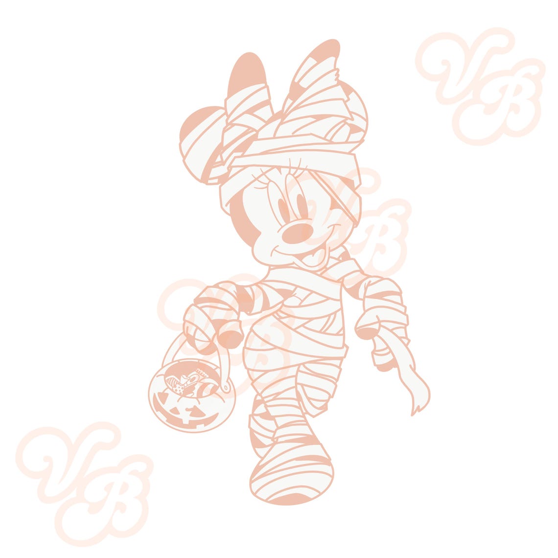 Mummy Minnie Mouse PNG, Sublimation, Minnie Mouse, Disney, Mickey Mouse ...