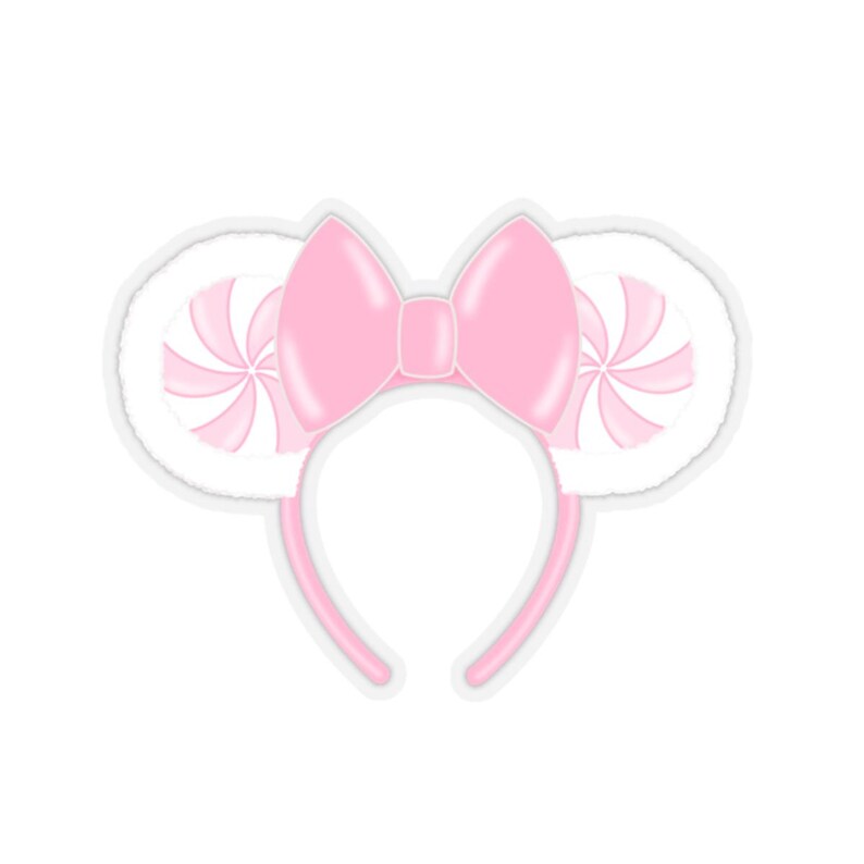 Minnie Mouse Ears Stickers, Decals, Transparent, Disney, Disneyland ...